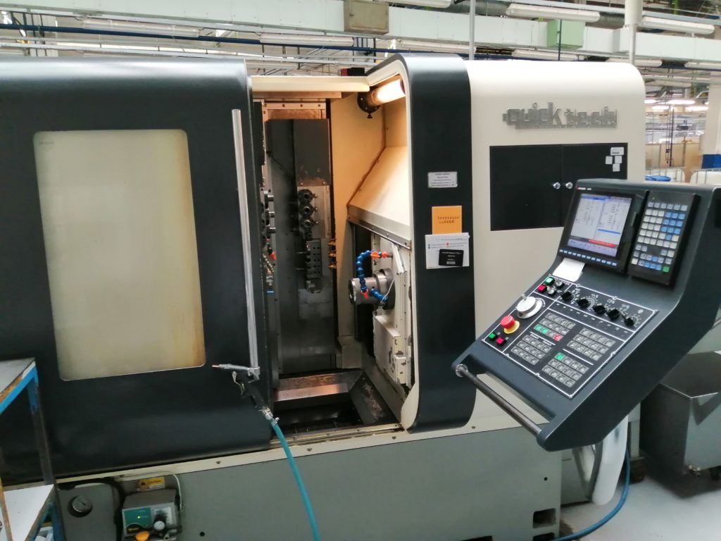 MUGA 8 axis CNC Lathe TT60 (2011) XYZC axes on left and right turrets ...