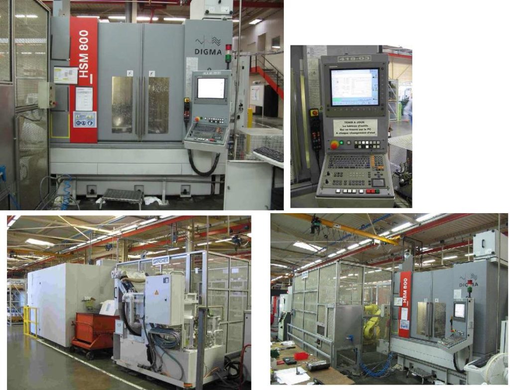 CHIRON 5 axis machining centre HSM800 800 x 480 x 630 with robot load ...