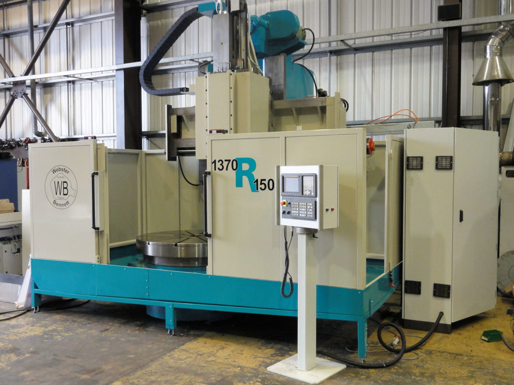 WEBSTER BENNETT CNC Vertical Lathe 1370/1500R 1500mm capacity – AS NEW ...