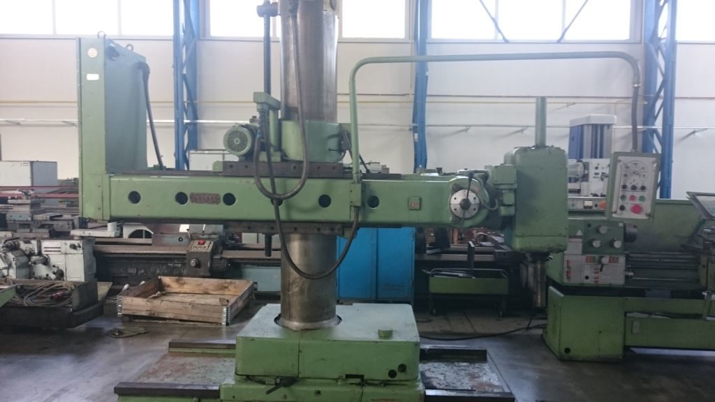 MAS Portable radial drill with traverse VOM50 – 50mm capacity – stroke ...