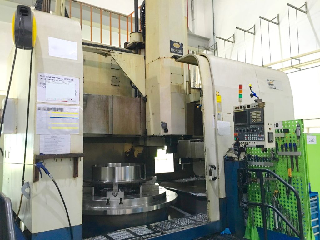 HONOR SEIKI CNC VTL with C axis LV 1600M (2008) – 2m capacity FANUC ...