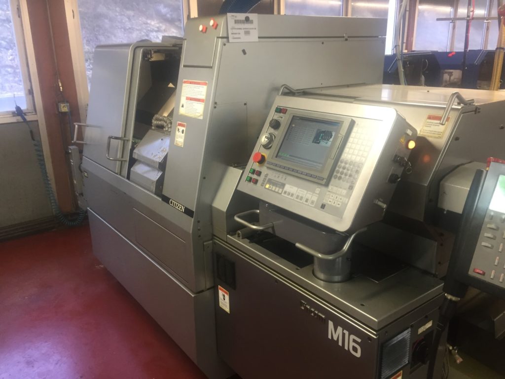 CITIZEN CNC Sliding Head Lathe M16 (2008) with LNS Bar Loader ...