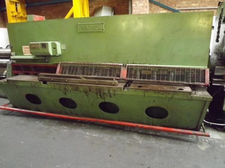 PEARSON Guillotine Shear – best offer invited Capacity 10×3600 mm ...