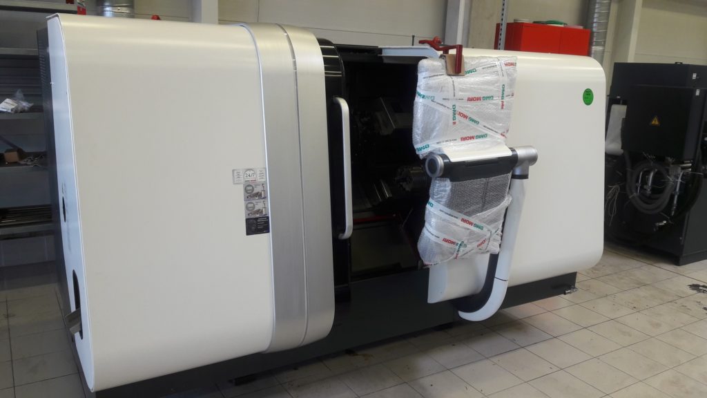 GILDEMEISTER CNC LATHE CTX ALPHA 300/500 (2008) with 2x C axes, live ...