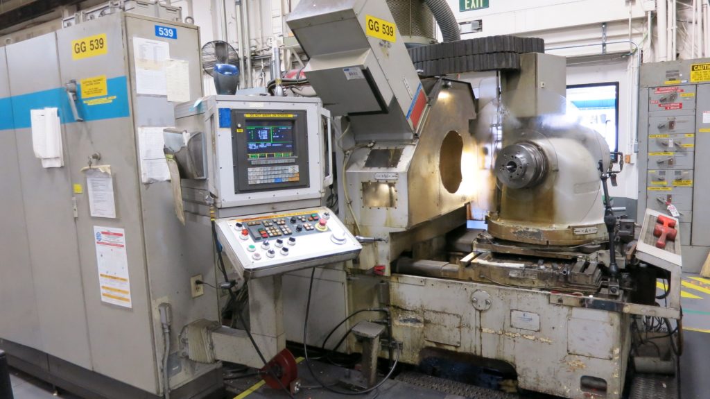 GLEASON/CURDWORTH Model 19 – 6 axis, CNC turbine disc curvic coupling ...