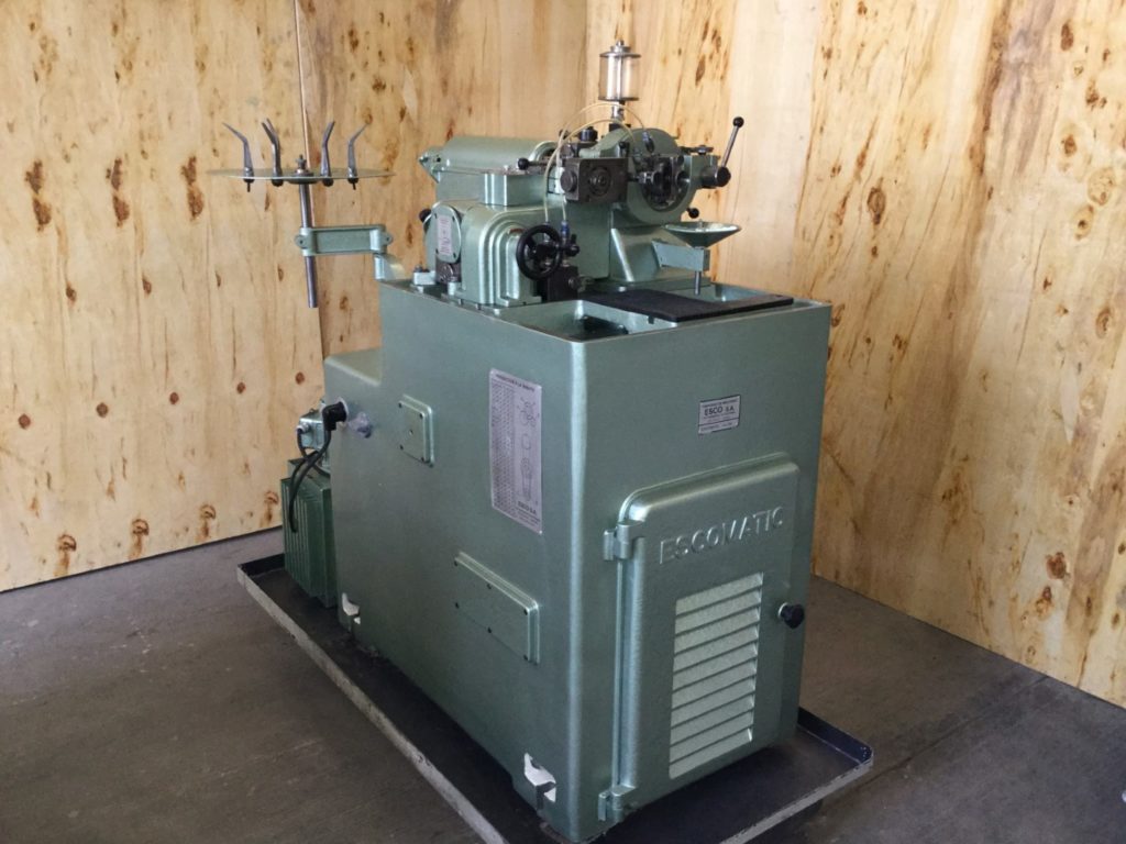 ESCOMATIC Coil Fed Lathe D2 in excellent condition with accessories ...