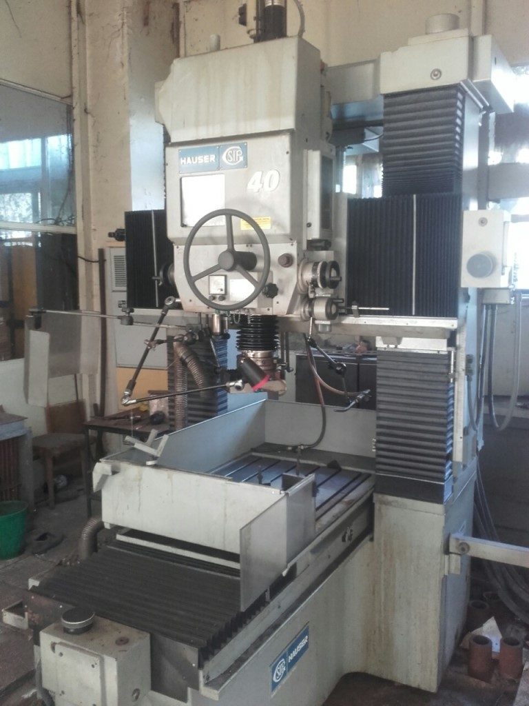 HAUSER SIP Jig Grinder with 3-axis DRO S40-DR, table 770×630 mm, XYZW 650x450x140x500 mm ...