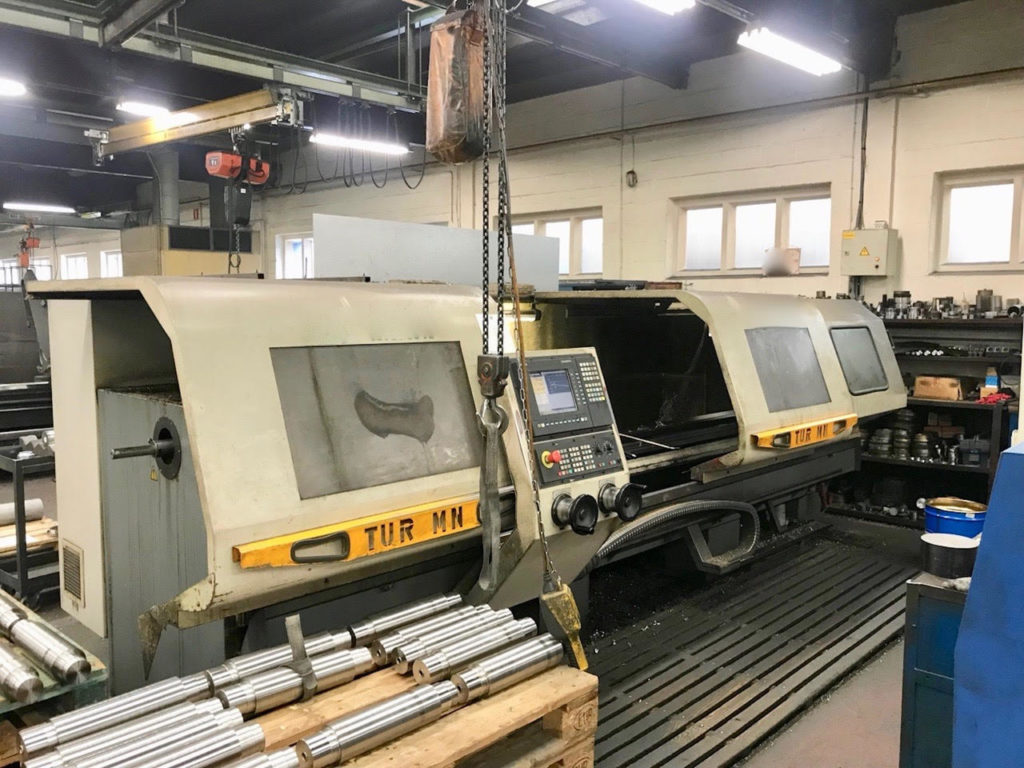 FAT CNC Lathe TUR 560MN – 3 m x 560mm – SIEMENS Manual Turn (2002 ...