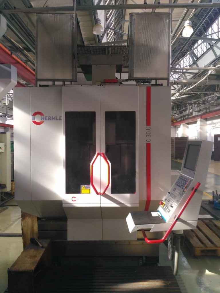 HERMLE 5-axis Vertical Machining Centre (2012), ca. 8700/2400 hrs C30U, table Ø630×540 mm, XYZ ...