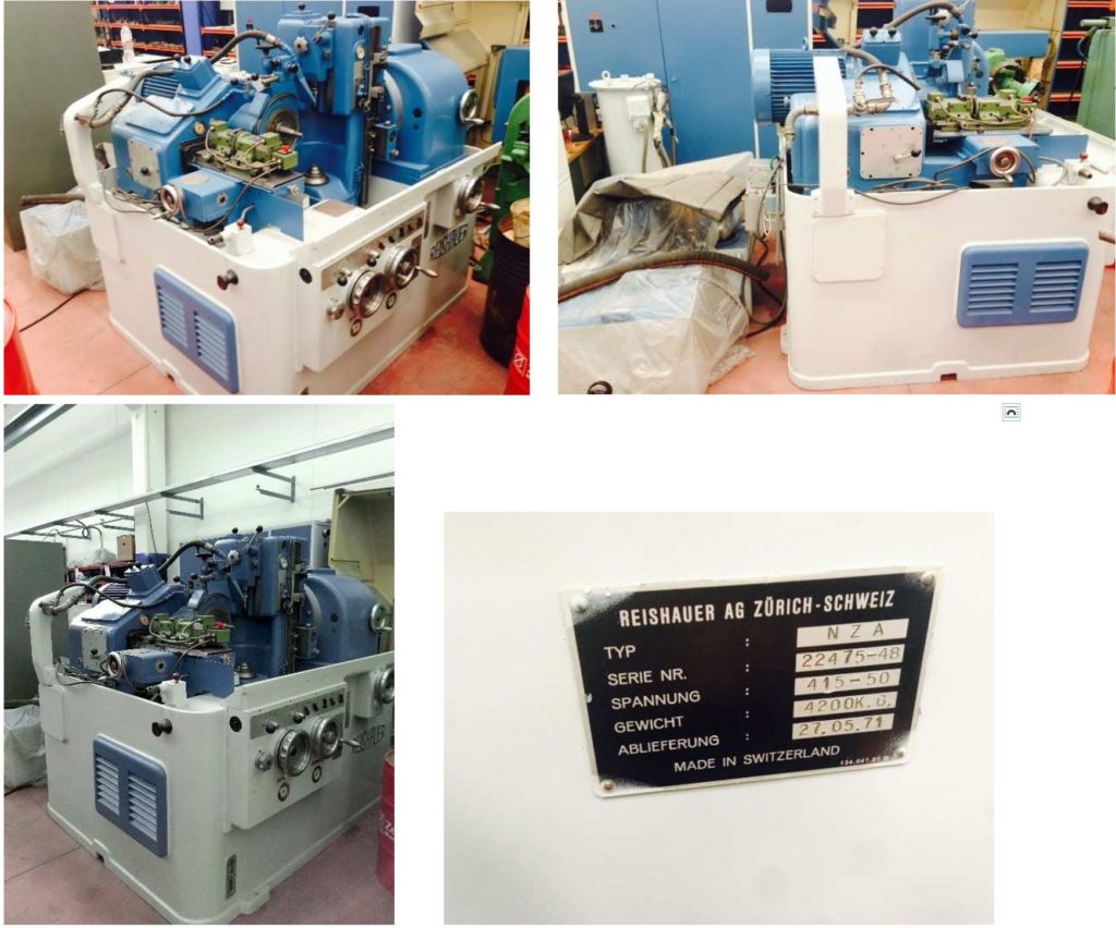 REISHAUER GEAR GRINDER NZA (1971) dia 300 , mod 5 | Machinery Delivery