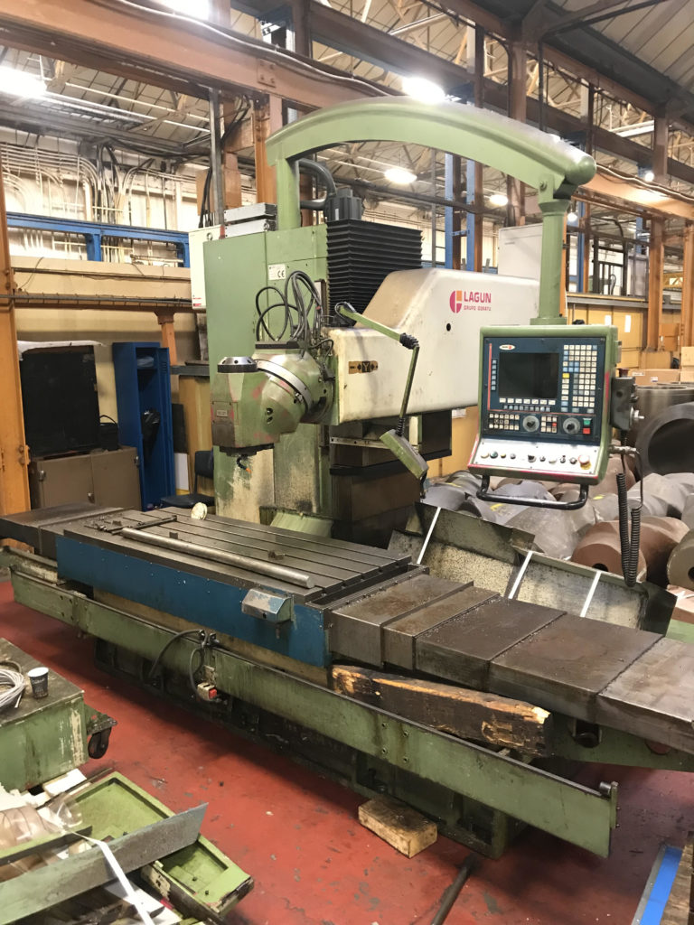 LAGUN BED MILL GBM 18 – 2.5m capacity with swivelling head, CNC ...