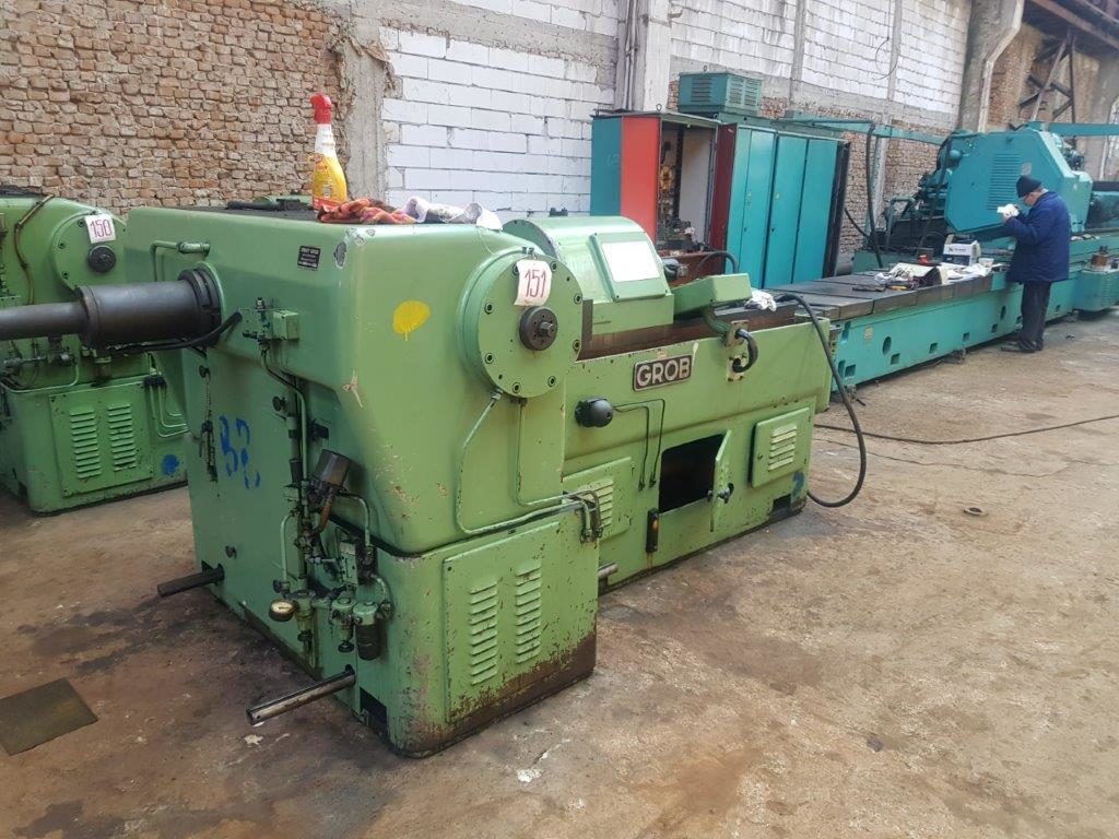 GROB Spline Rolling Machine ZRM 9 – 1350mm between centres x 470mm ...