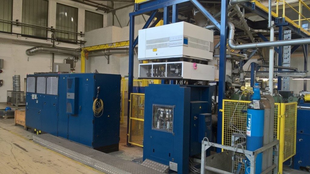 TRUMPF CNC Welding Laser (2009), under power TruLaser Cell 1100 TC ...