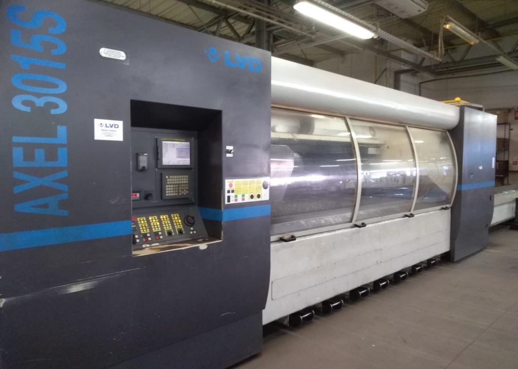 LVD CNC Laser Cutter (2006) AXEL 3015S, 5000 W, table 3000×1500 m, 2 ...