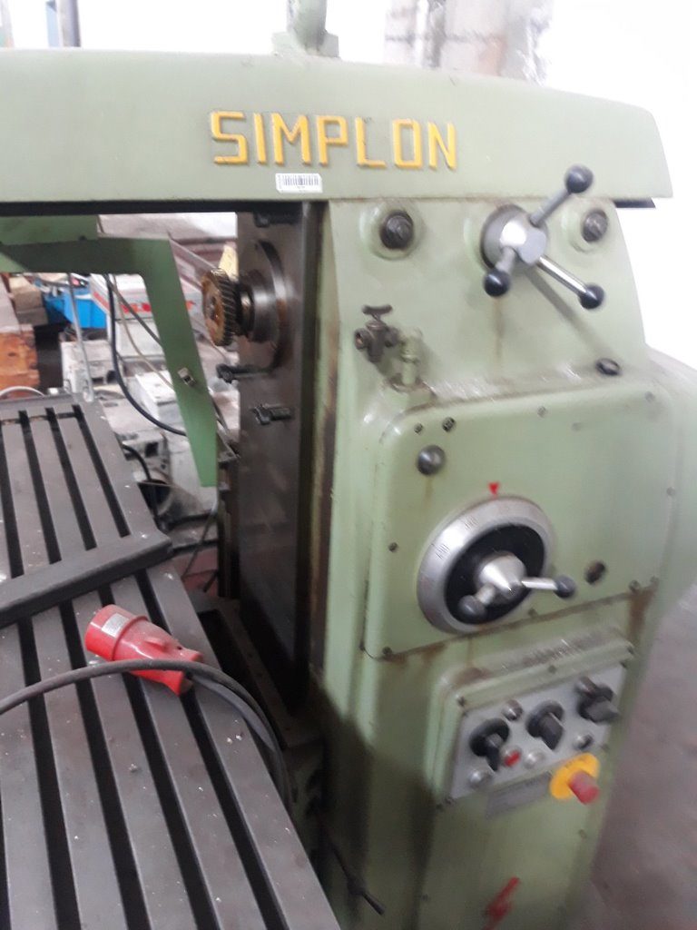 SIMPLON Universal Mill, working condition BU – RAPID, table 1300×270 mm ...