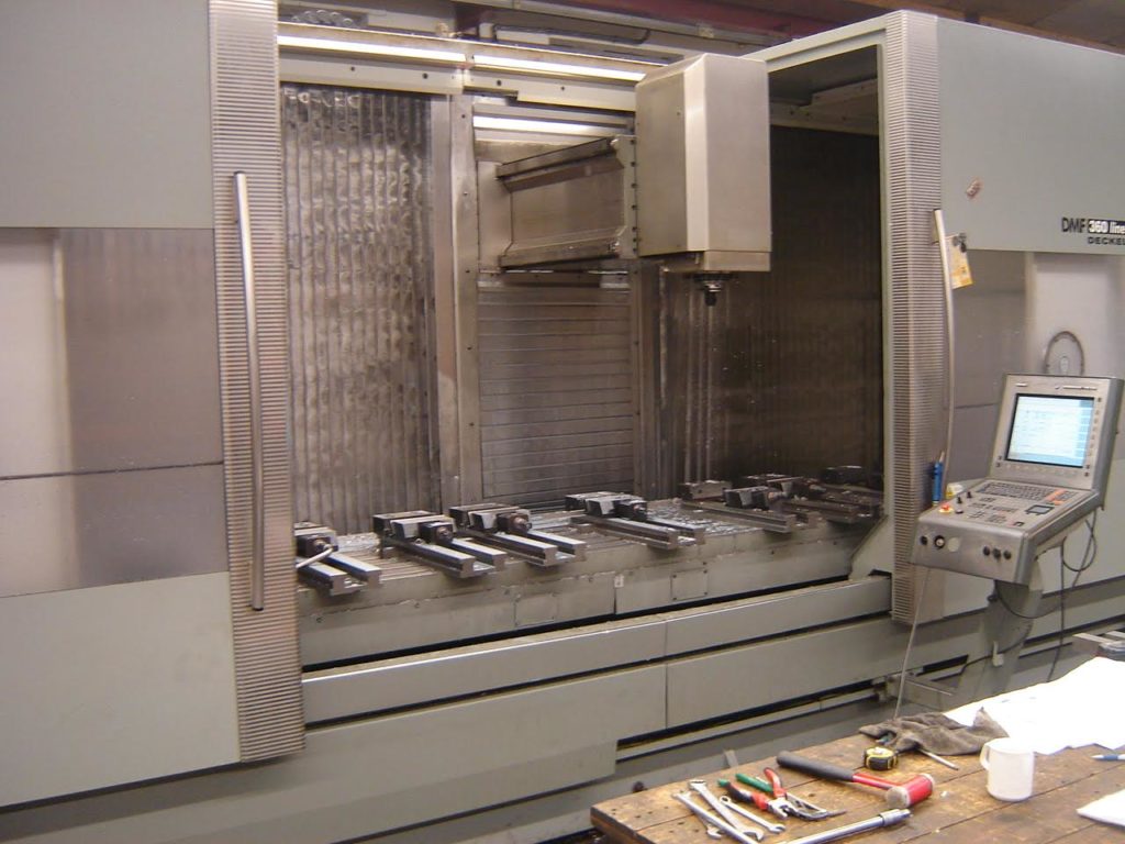 DMG Vertical Machining Centre DMF 360 Linear (2003) 3.6m x 920mm x ...