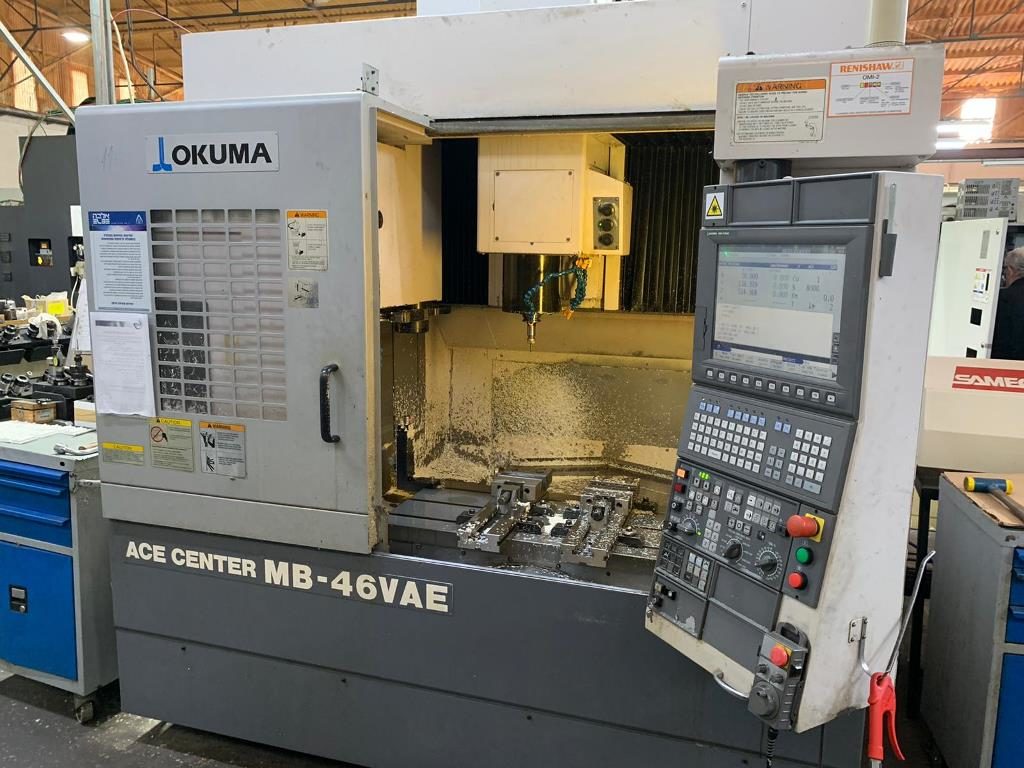 OKUMA Vertical Machining Centre ACE CENTER MB-46VAE, table 1000×460 mm ...