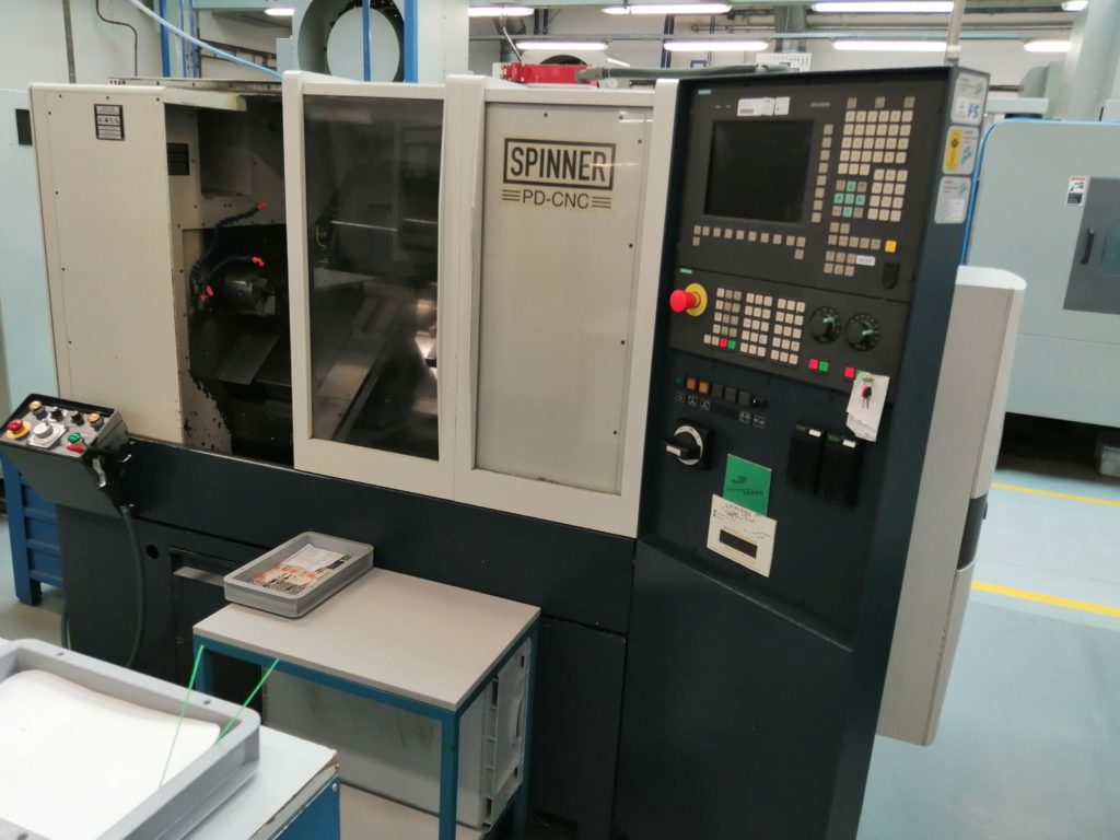 SPINNER CNC Turning centre PD CNC – 2007 – Siemens control, Subspindle ...