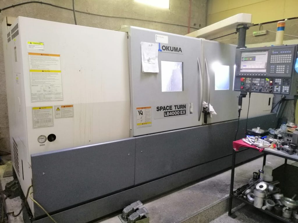 OKUMA Turning Centre SPACE TURN LB4000 EX – 1,5m x 430mm, C axis, (2008 ...