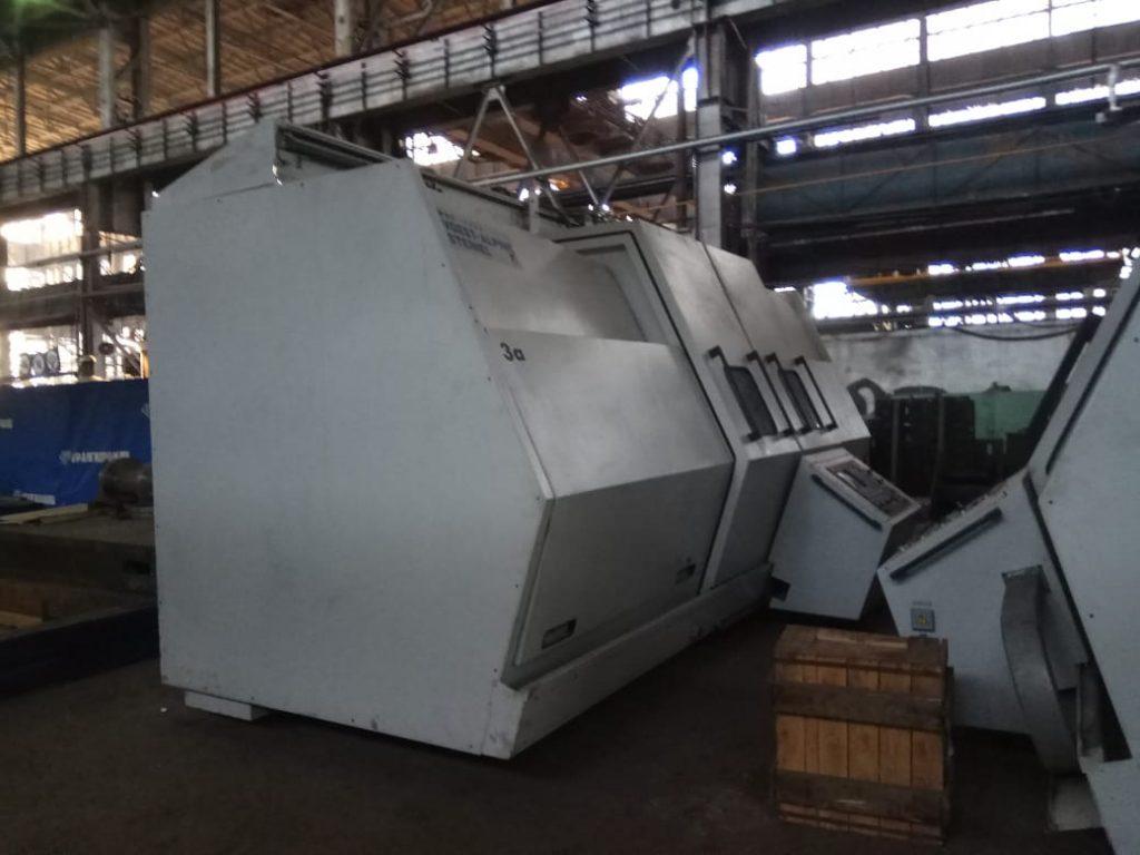 VOEST-ALPINE STEINEL CNC Lathe, never used WNC 700S, swing carriage/bed ...