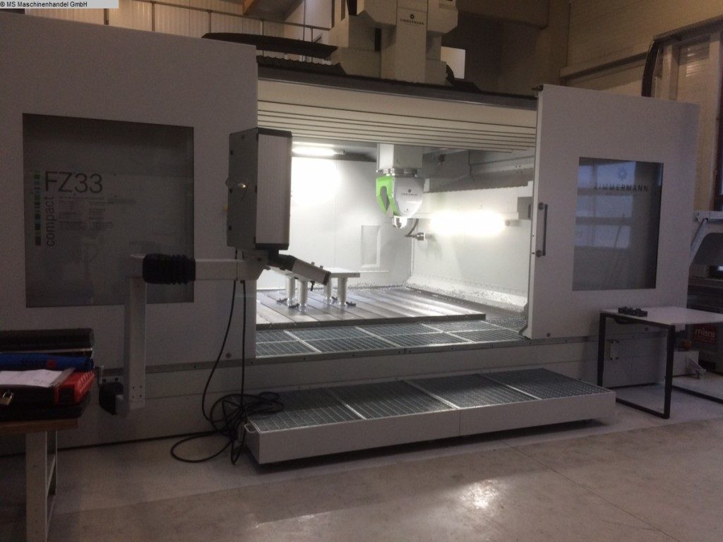 ZIMMERMANN CNC Plano Mill (2016), top condition, under power FZ33c ...