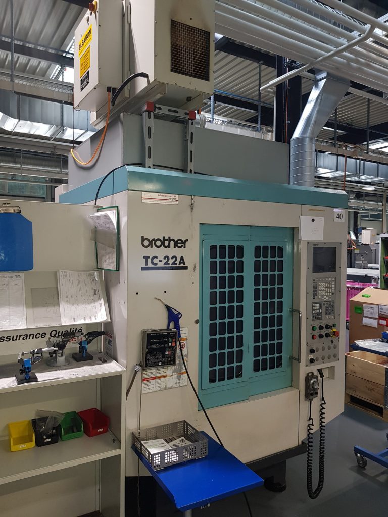 BROTHER CNC machining centre TC22A (1998) with 4th axis (1998 ...