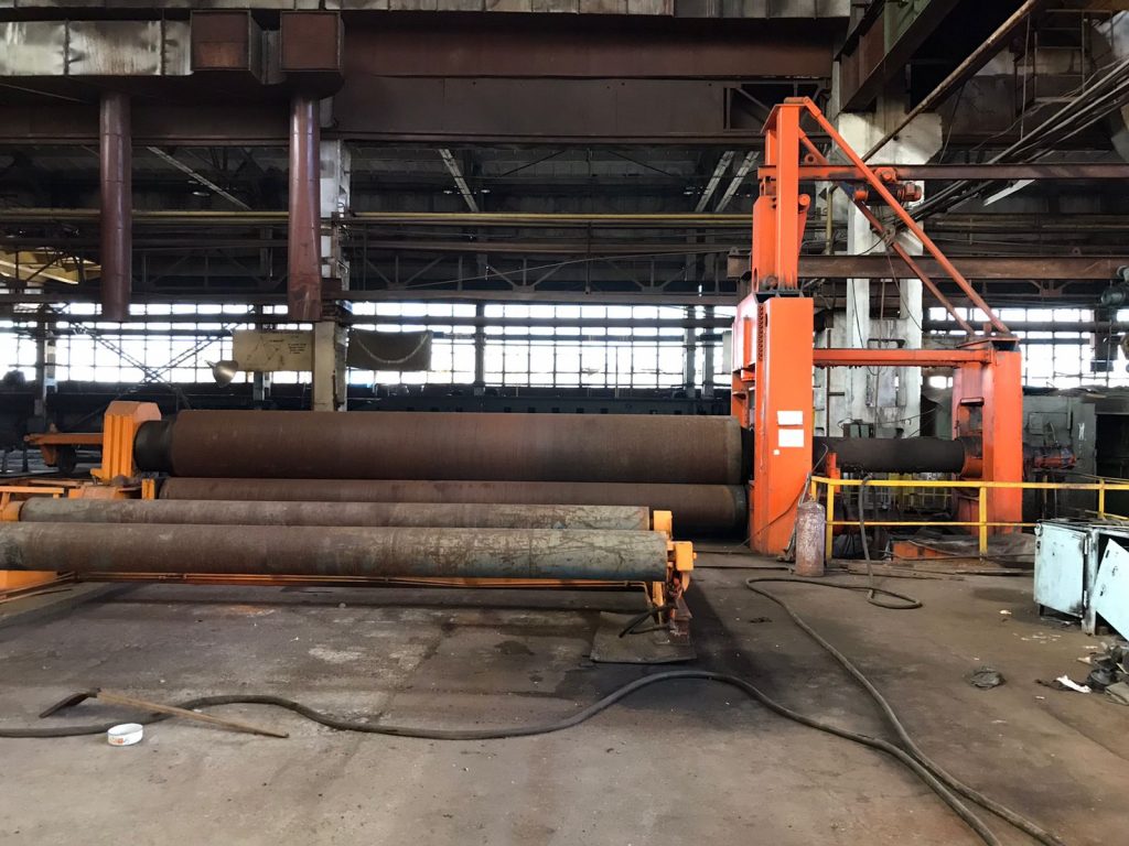 HAUSLER Plate Bending Rolls – EXLOADED HDR/AS 8000×36, capacity 8000×36 ...
