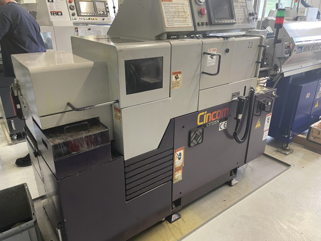 CITIZEN CNC lathe B12 (2000) with bar loader, subspindle, spindle ...
