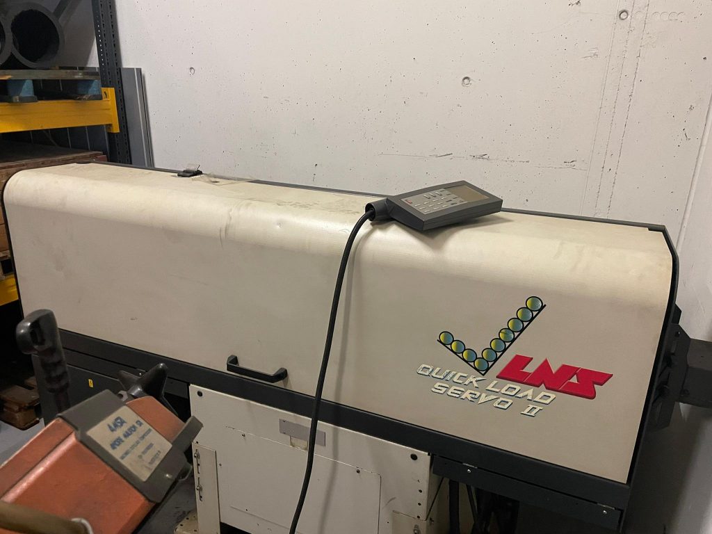 LNS Bar loader QUICK LOAD II – circa 2002 – 90mm x 1m capacity ...