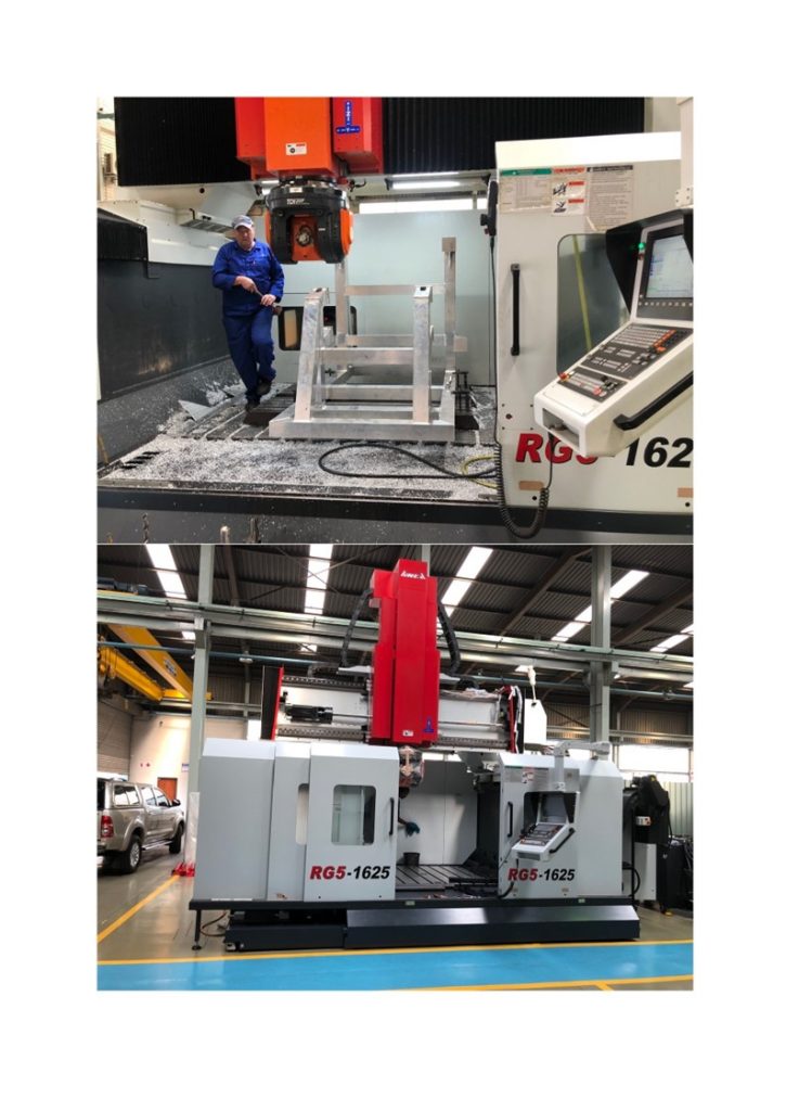 AWEA 5 AXIS MILL RGS 1625 Installed 2018 1.6m x 2.5m | Machinery Delivery
